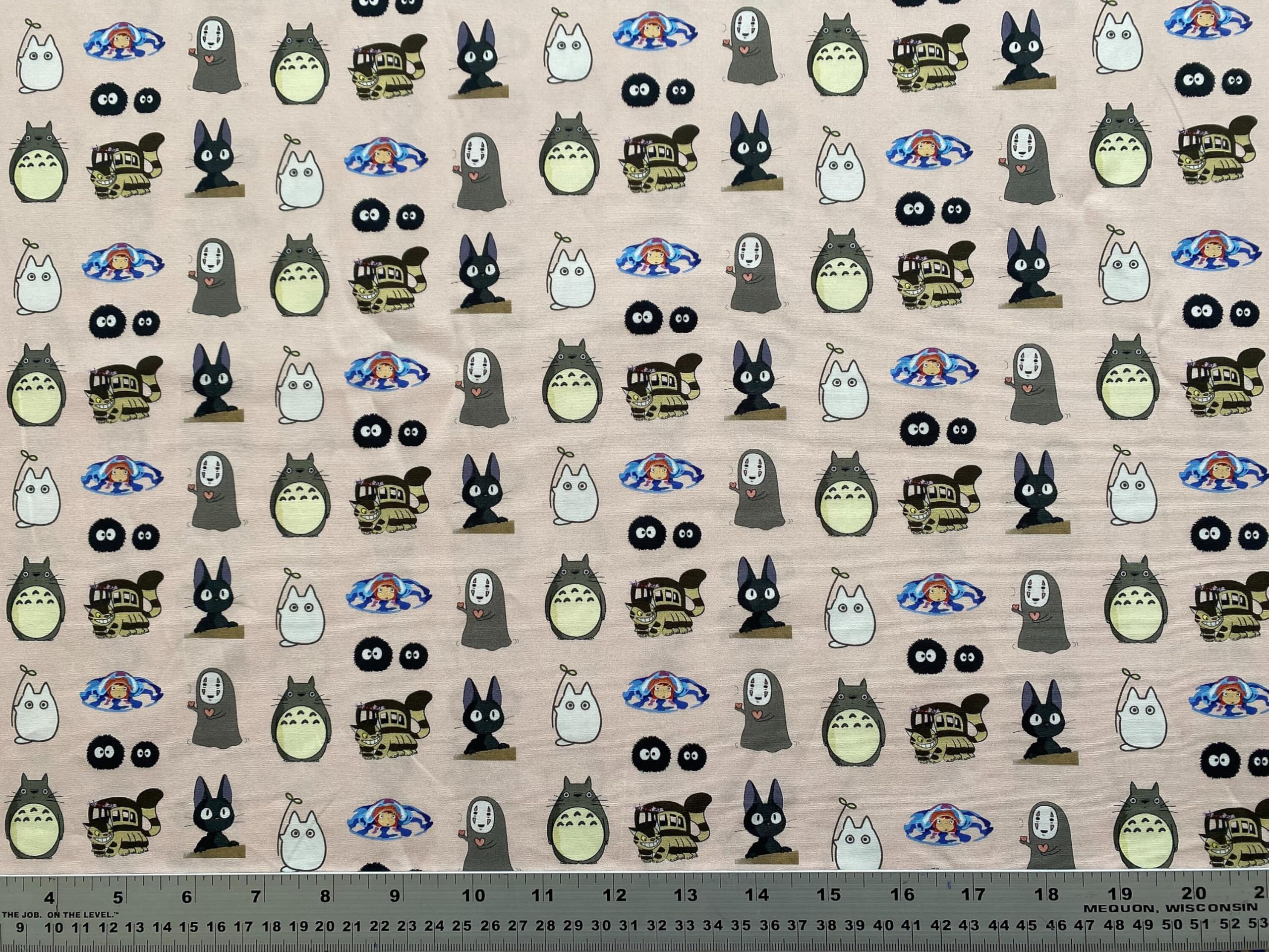 Studio Ghibli Cotton Fabric (1 Yard (36" x 58"))