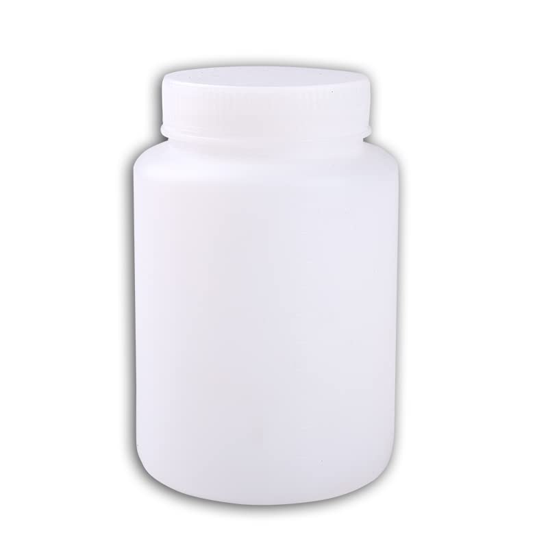 Bettomshin 10Pcs 150ml PE Plastic(Food Grade) Bottles, Wide Mouth Lab Reagent Bottle, Liquid/Solid Sample Seal Sample Storage Container with Graduated Scale