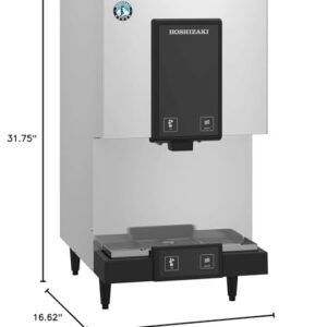 Hoshizaki DCM-271BAH, Cubelet Ice and Water Dispenser, Air-Cooled, Built in Storage Bin