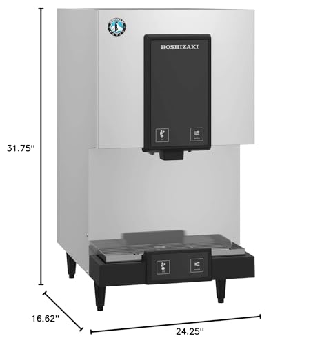 Hoshizaki DCM-271BAH, Cubelet Ice and Water Dispenser, Air-Cooled, Built in Storage Bin