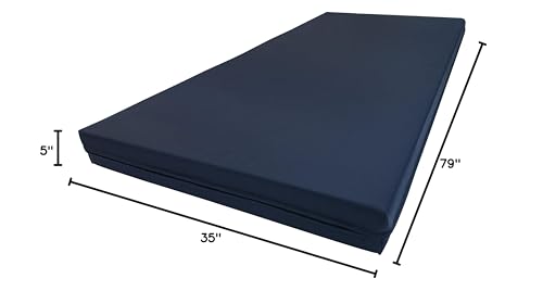 Western Road Sleeper Multi-Density Foam Truck Mattress, 79" x 35" x 5"