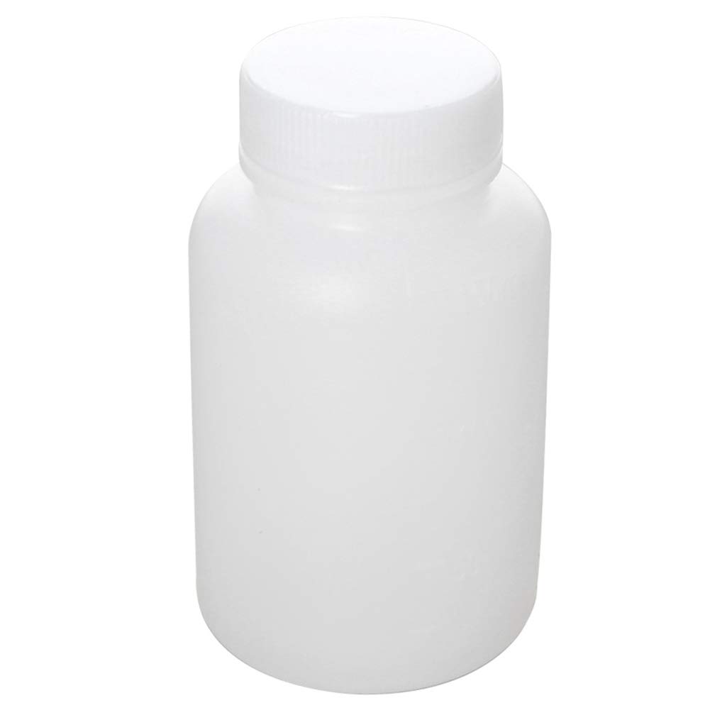 Bettomshin 10Pcs 150ml PE Plastic(Food Grade) Bottles, Wide Mouth Lab Reagent Bottle, Liquid/Solid Sample Seal Sample Storage Container with Graduated Scale