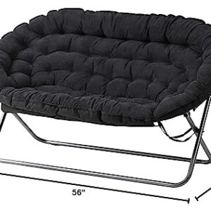 DormCo Papasan Sofa - Solid Black