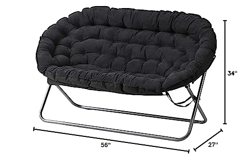 DormCo Papasan Sofa - Solid Black