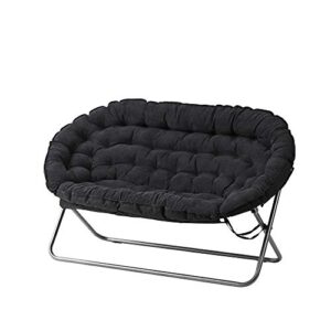 dormco papasan sofa - solid black