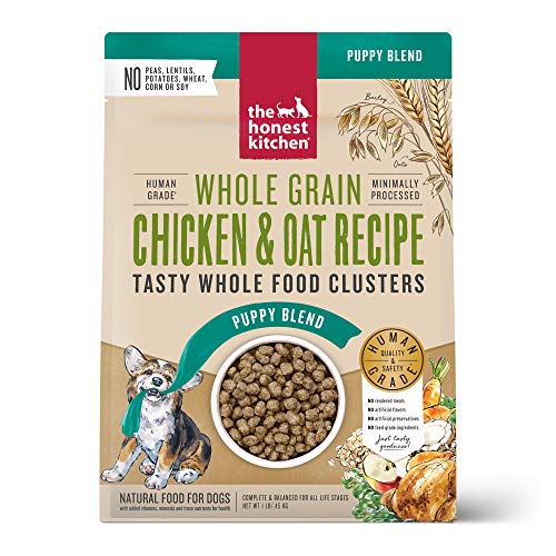 The Honest Kitchen Whole Food Clusters Puppy Whole Grain Chicken Dry Dog Food, 1 lb Bag