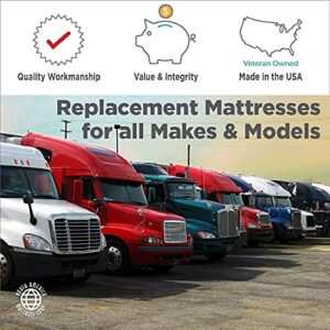 Western Road Sleeper Multi-Density Foam Truck Mattress, 79" x 35" x 5"