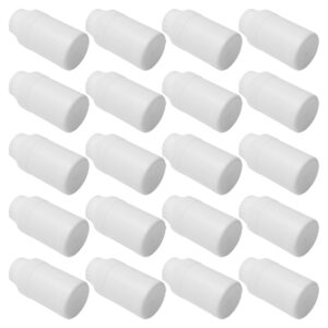 Bettomshin 20Pcs 250ml PE Plastic(Food Grade) Bottles, Wide Mouth Lab Reagent Bottle, Liquid/Solid Sample Seal Sample Storage Container Chemical Bottle White