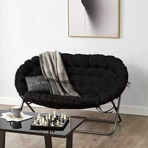 DormCo Papasan Sofa - Solid Black