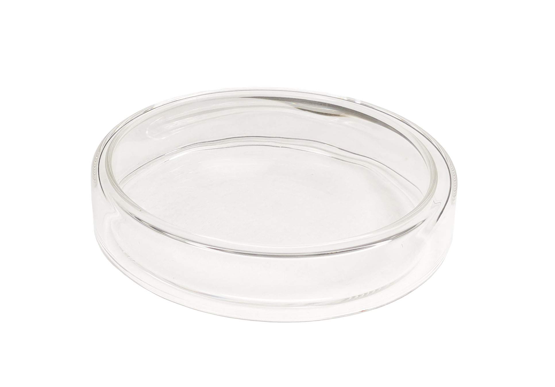 Glass Petri Dish with Lids, Autoclavable Borosilicate Glass, Lab Dishes Pack of 10 (90mm)