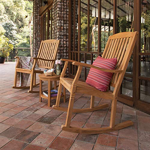 Cambridge Casual Plantation Teak Arie Arie Rocking Chair, Chat Set/Natural Teak