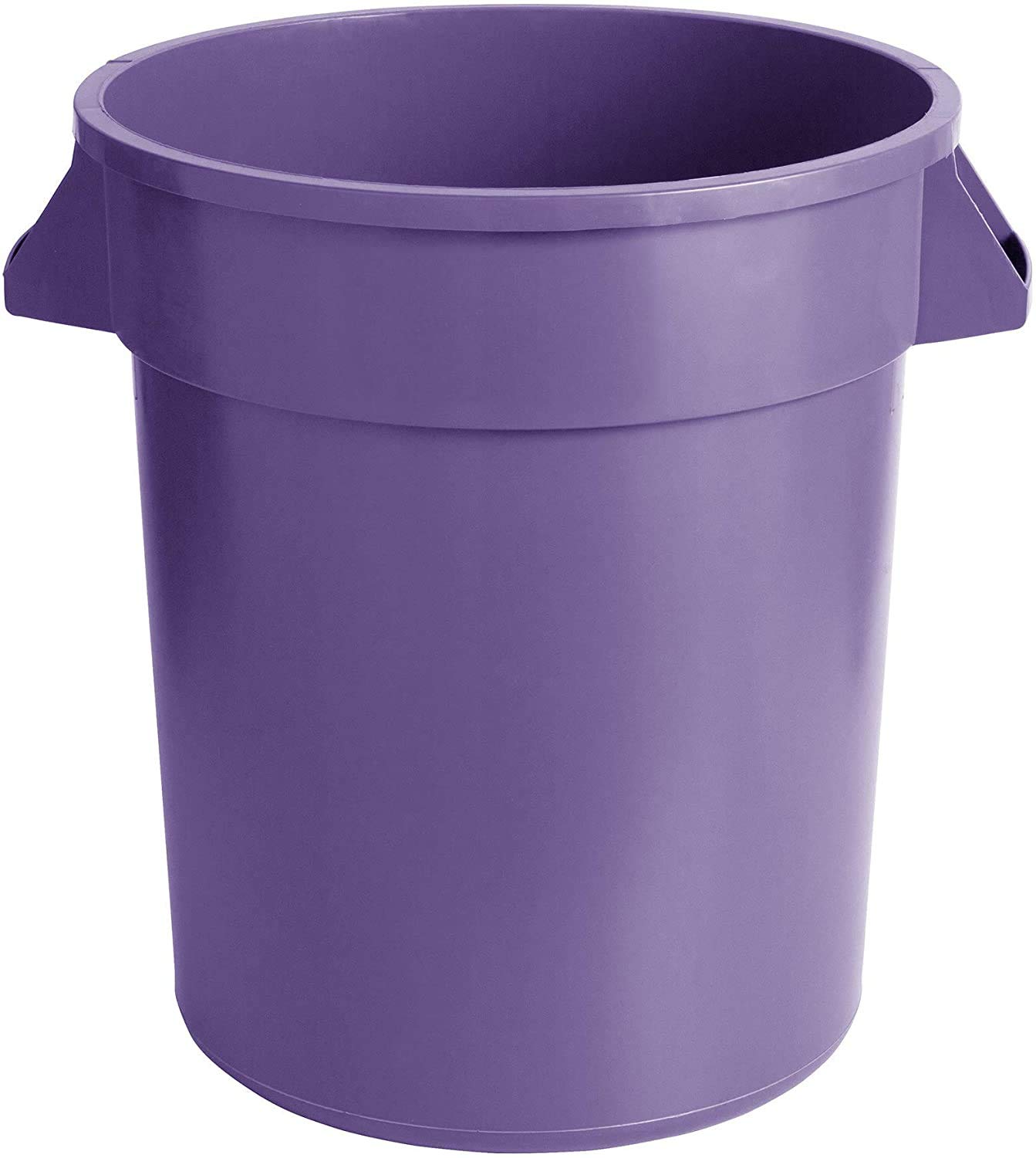 PRO&Family 80 Qt. / 20 Gallon / 75 Liters Purple Round Commercial Trash Can/Ingredient Bin. Trash Bin Kitchen Garbage Can Waste Basket Recycle Bin