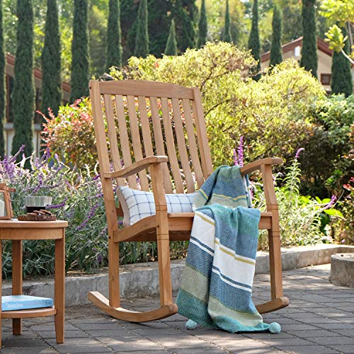 Cambridge Casual Plantation Teak Arie Arie Rocking Chair, Chat Set/Natural Teak