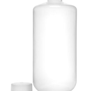 EISCO 6PK Reagent Bottles, 500ml - Narrow Mouth with Screw Cap - Polypropylene - Translucent Labs