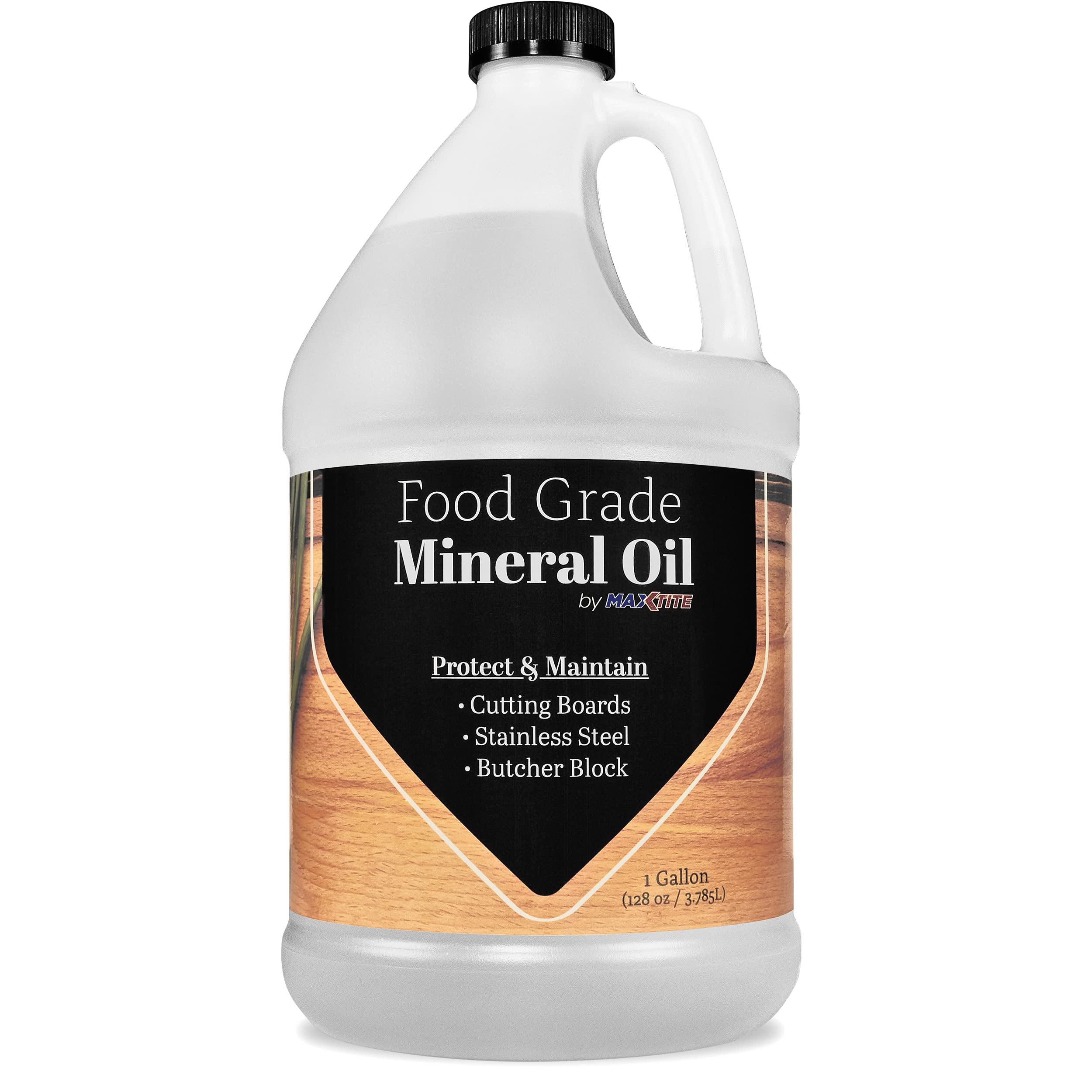 Mineral Oil for Cutting Boards and All Wood Care, Ultrapure Food Grade Made in USA (1 Gallon)