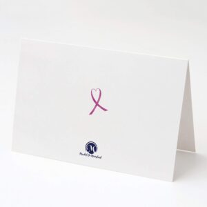 M Market On Mainstreet Breast Cancer Support Thank You Cards with Envelopes, Blank Inside, 25 Cards with Envelopes, Made in the U.S.A. (Support The Girls)