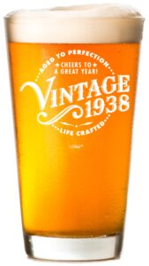 1999 25th birthday gifts beer glass for men women | birthday gift man woman turning 25 | funny 25 th party supplies decorations ideas | twenty five year old bday presents | 25 years gag vintage pint