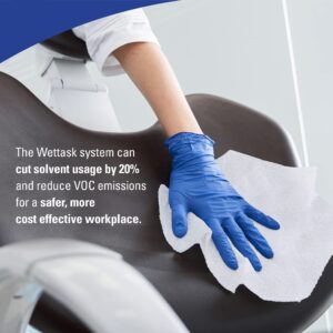 WypAll WetTask Customizable Wet Wiping System Bucket (51677), Standard Size, 4 Buckets and 4 Lids/Case