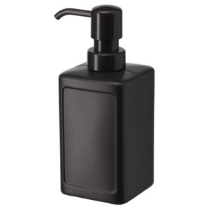 ikea soap dispenser for bathroom, kitchen sink, black, 450 ml (15 oz). rinnig(polyethylene plastic)