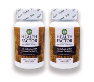 health factor usa elk velvet nutrition joint and hip mobility enhancement supplement for dogs - 2 month supply