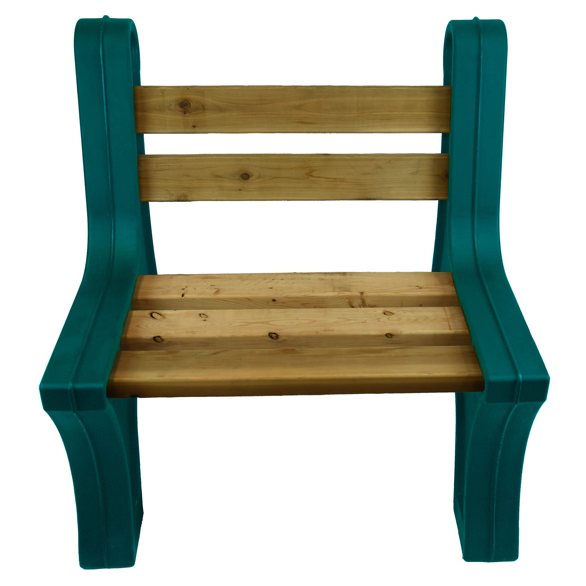 RTS Home Accents Custom Length Lightweight Indoor or Outdoor Bench Ends, Kentucky Green Color (Wood & Screws Sold Separately)