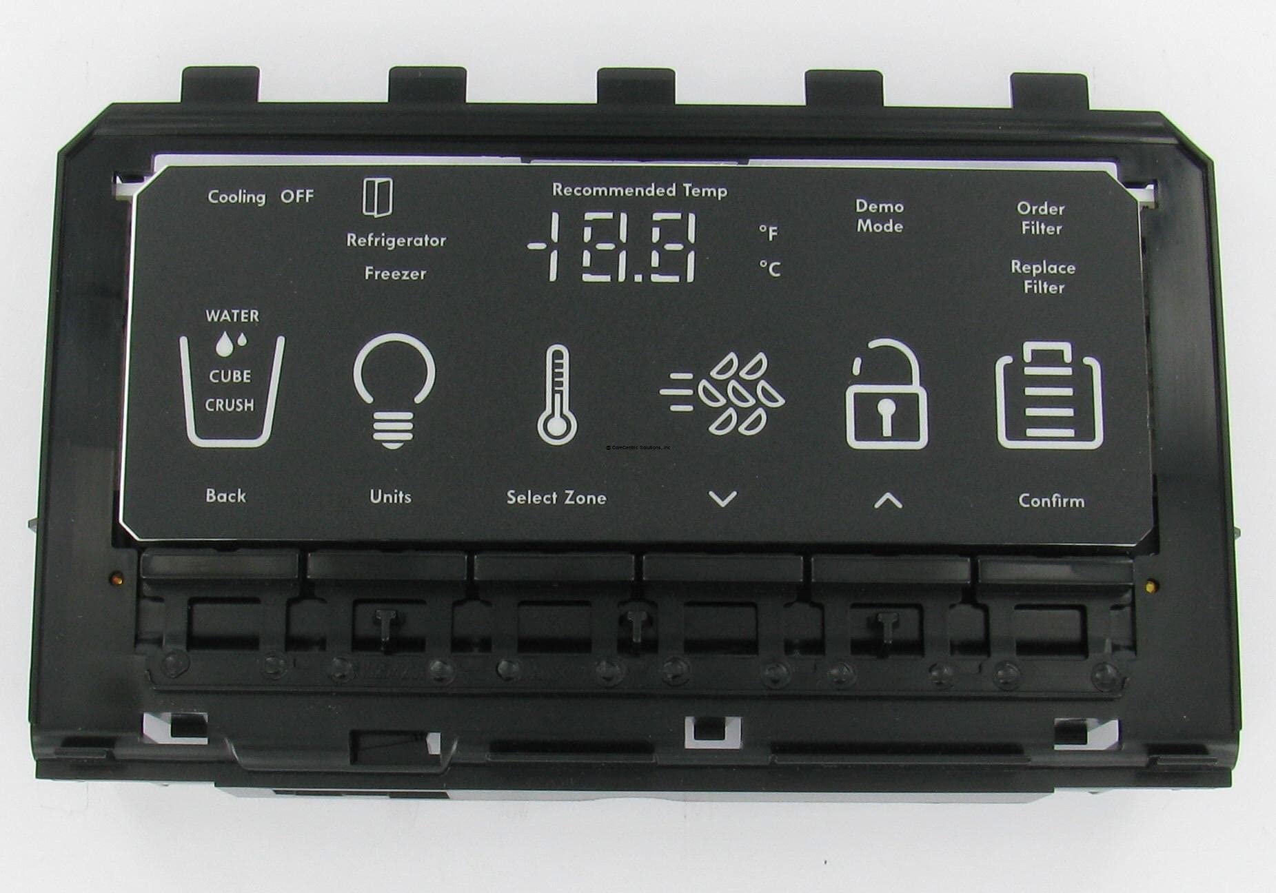 CoreCentric Remanufactured Refrigerator User Interface Replacement for Whirlpool W10623101 / WPW10623101