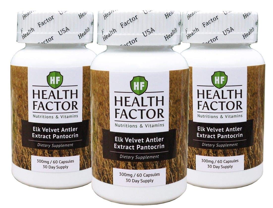 Health Factor USA Elk Velvet Nutrition Joint and Hip Mobility Enhancement Supplement for Dogs 60 Day Supply