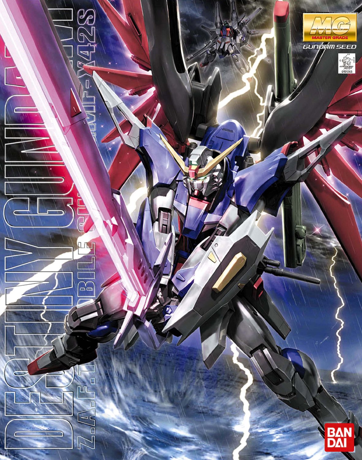 Bandai Destiny Gundam Gundam Seed Destiny, MG 1/100 Scale Model Kit