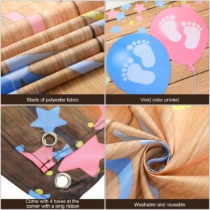 Tatuo Gender ​Reveal Backdrop 70.8 x 43.3 Inch Gender Reveal Banner Boy or Girl Sign Banner Pink Blue Baby Shower Decorations Gender Reveal Party Supplies