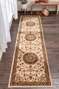 well woven delos red traditional oriental medallion floral area rug 8x10 (7'10" x 9'10")