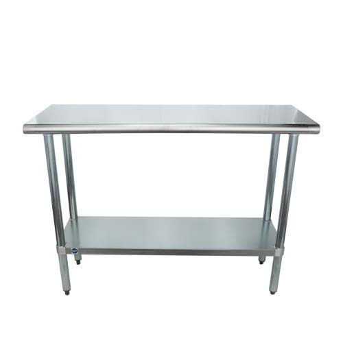 The Standard Commercial Stainless Steel Food Prep Work Table 16inch x 48inch - NSF