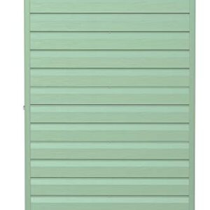 Arrow Select 6' x 4' Outdoor Lockable Steel Storage Shed Building, Sage Green