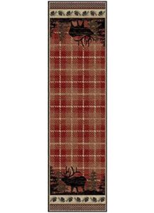 mayberry rug wilderness area rug, 2'3"x7'7", multi