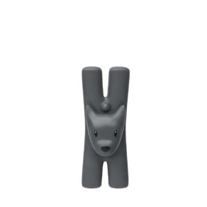 Alessi MMI32CS B Lampo Two clips set in thermoplastic resin, black with magnet.