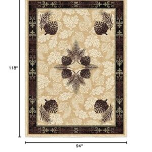 Mayberry Rug Baton Rouge Area Rug, 7'10"x9'10", Antique