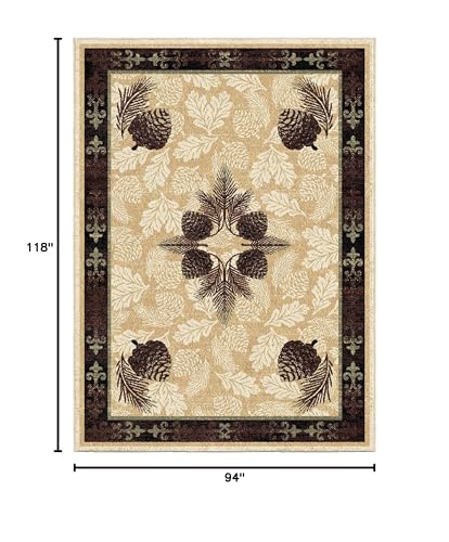 Mayberry Rug Baton Rouge Area Rug, 7'10"x9'10", Antique