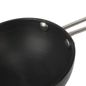 Vinod Hard Anodized Tadka Pan (Large), 3.25 mm thick