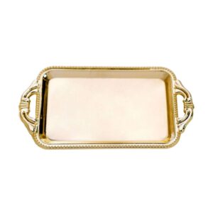 Efavormart 12 Pack - 4" Gold Rectangular Mini Candy Display Tray Favors for Wedding, Bridal Shower, Baby Shower, Birthday, Candy Jars Decorations