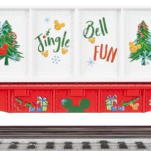 Lionel Mickey & Friends Christmas Flatcar with Girders, O Gauge