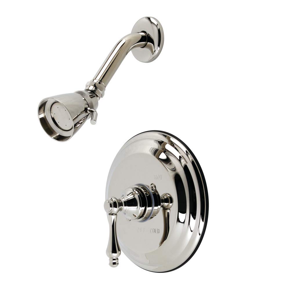 Kingston Brass KB3636ALSO Restoration Shower Faucet, Polished Nickel