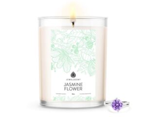 jewelscent jasmine flower home jewelry 18oz ring candle size 7