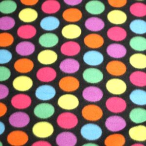 Dots Get Funky No-Sew Throw Blanket Anti-Pill Fleece Fabric Kit (50x60)