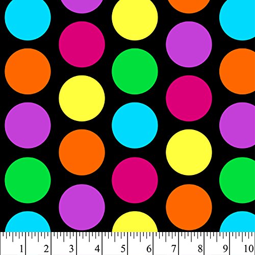 Dots Get Funky No-Sew Throw Blanket Anti-Pill Fleece Fabric Kit (50x60)