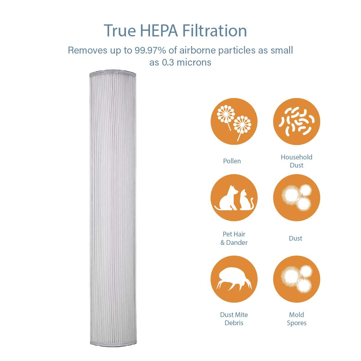 Filter-Monster – Replacement HEPA Filters, 2 Pack – Compatible with Therapure TPP240F Filter for Therapure TPP230H, TPP240, and TPP240D Air Purifiers