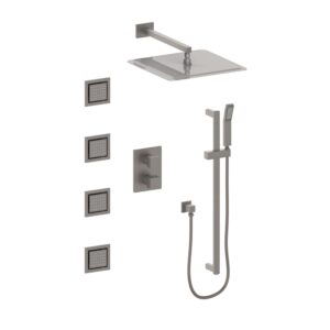 zline crystal bay thermostatic shower system with body jets in brushed nickel (cby-shs-t3-bn)