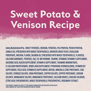 Natural Balance Limited Ingredient Adult Grain-Free Dry Dog Food, Reserve Sweet Potato & Venison Recipe, 22 Pound (Pack of 1)