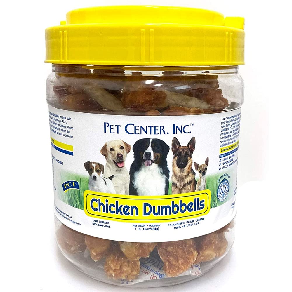 Pet Center Inc. (PCI) - Chicken Dumbbells, 1lb. - Adult Dog Treat