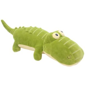 leroro stuffed animals alligator toys pillows the crocodile plush green 16 inch (40cm) - super soft cuddly dolls, green