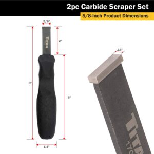 Titan 17016 2-Piece Carbide Scraper Set