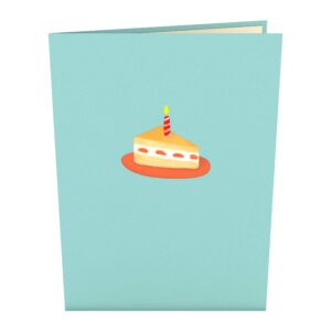 Lovepop Feliz Cumpleaos Pop Up Card, 3D Birthday Greeting Card, 5" W x 7" H